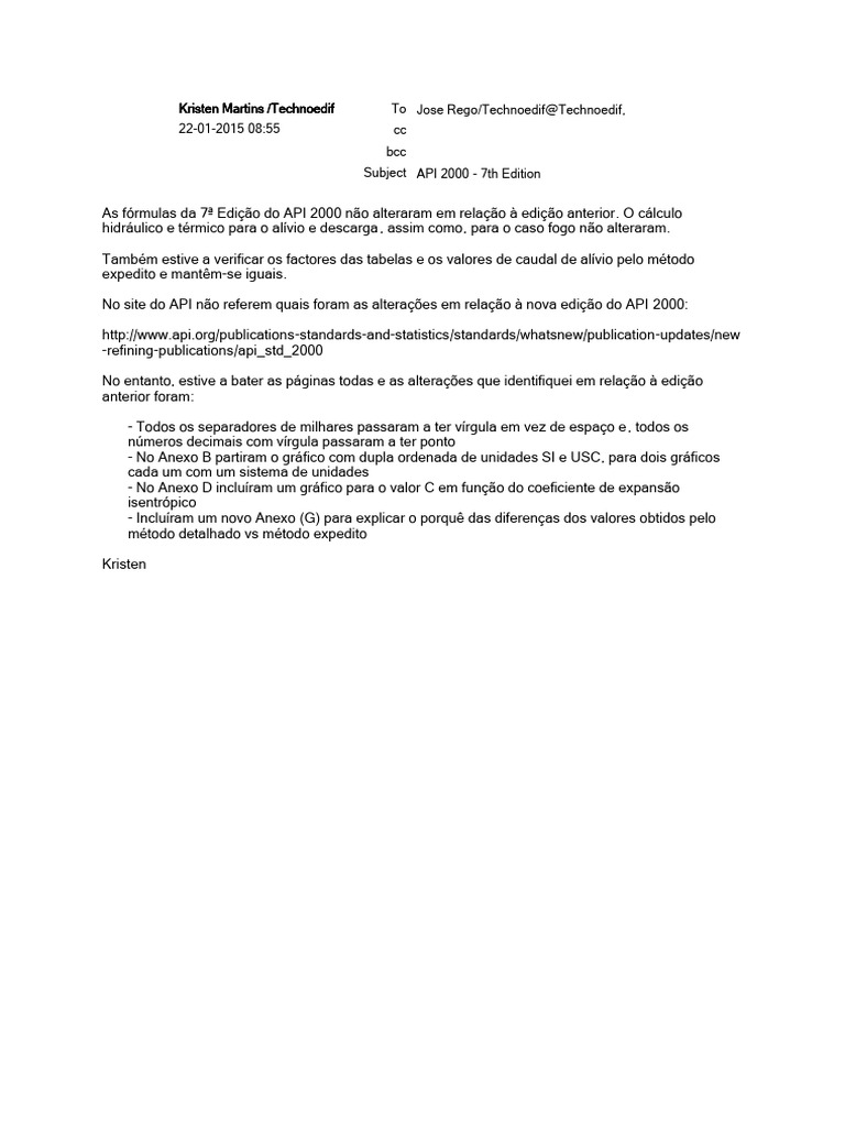 API STD 2000 7ed - Mail | PDF