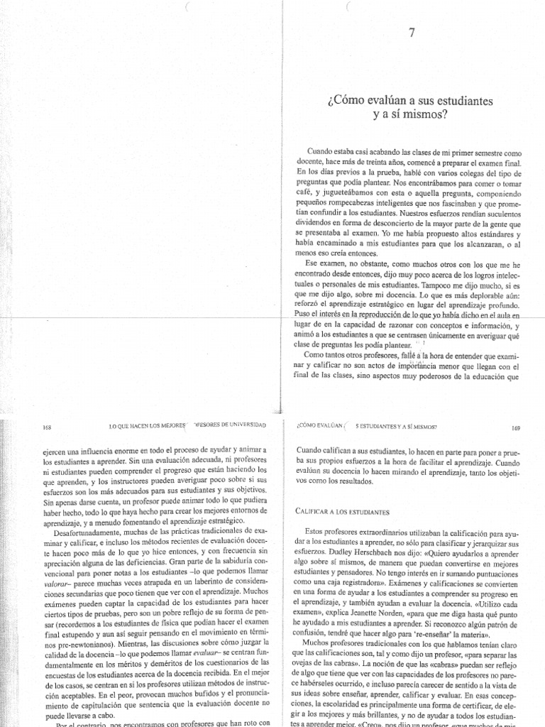 Cap 7 Ken Bain | PDF