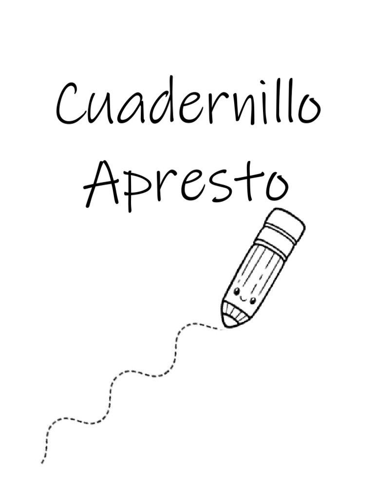 Cuadernillo de Apresto para Niños | PDF