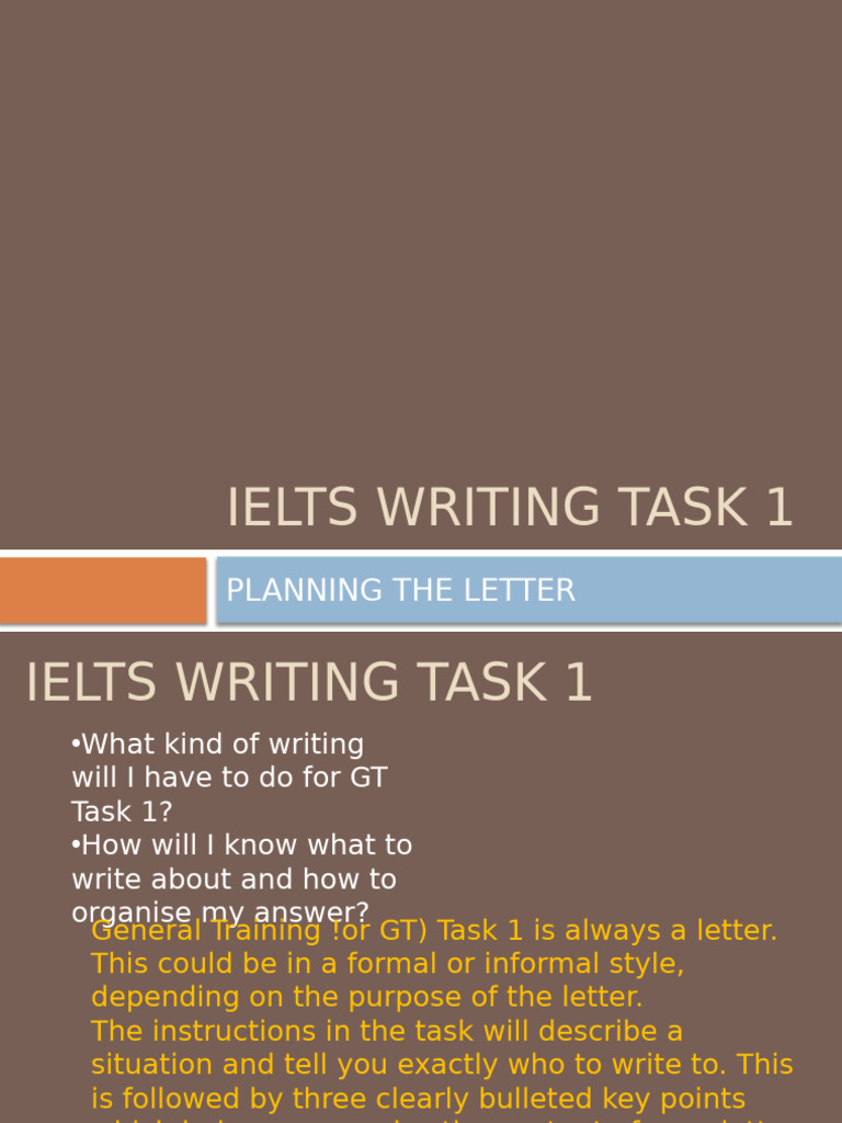 Ielts Writing Task 1 Deep Dive | PDF
