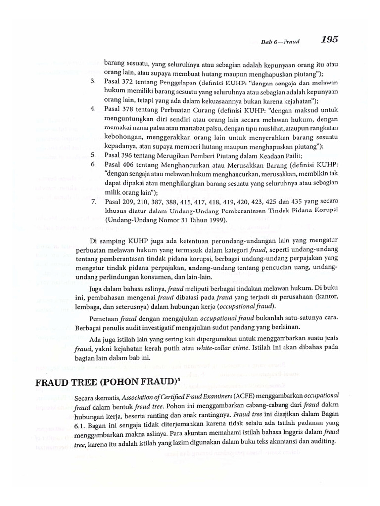 Fraud Tree_Audit Forensik | PDF