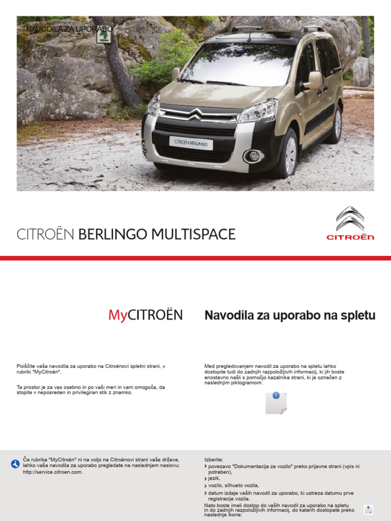 Berlingo Ii TP 01 2014 SL | PDF