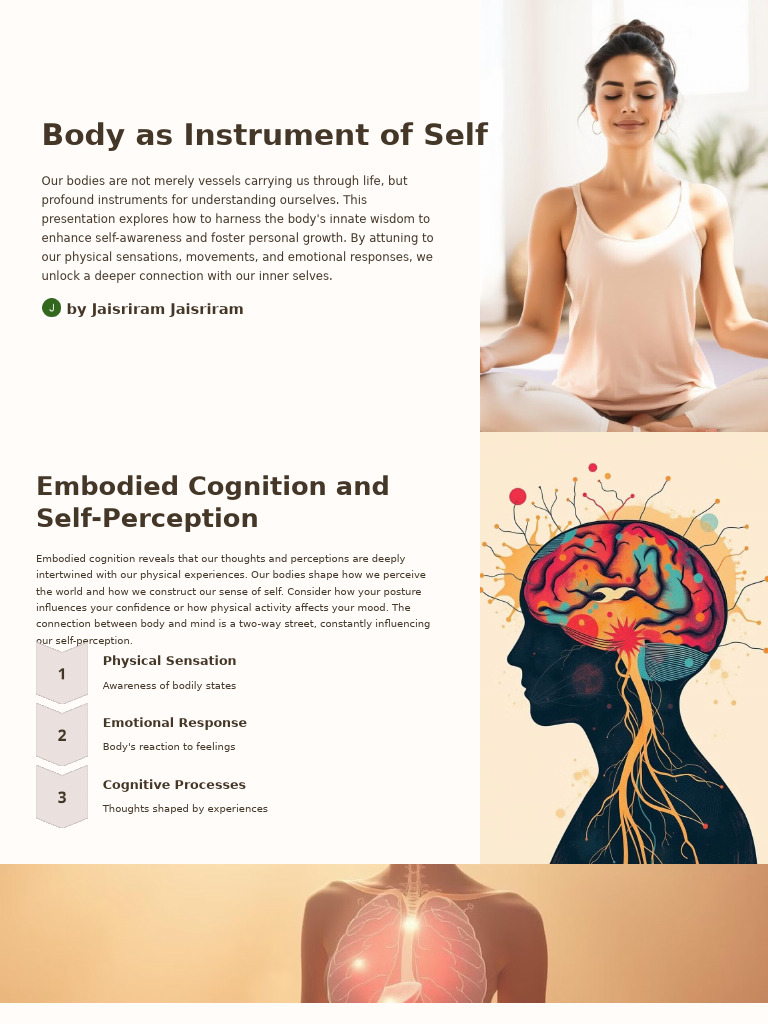 Body as Instrument for Self-Discovery | PDF | Emotions | Perception