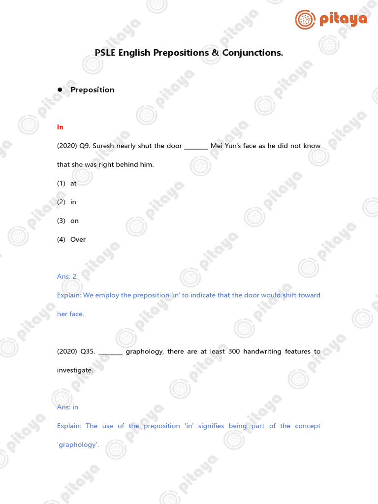 Understanding Prepositions in English | PDF