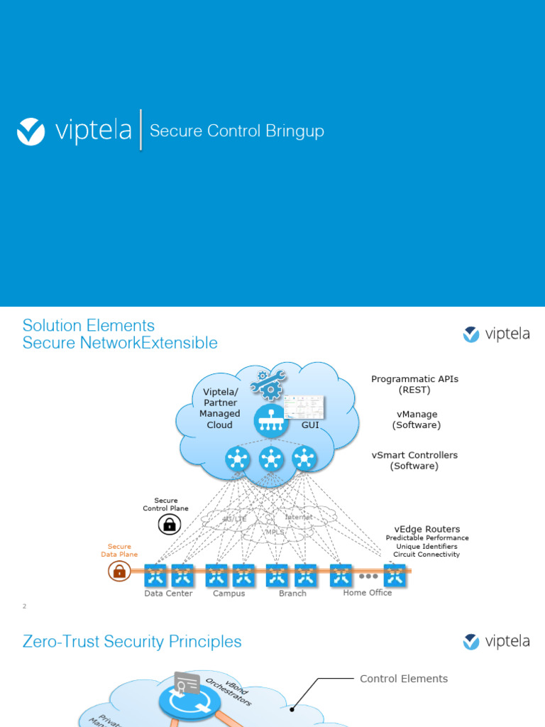 Viptela Secure Control Plane Bringup | PDF | Transport Layer Security ...