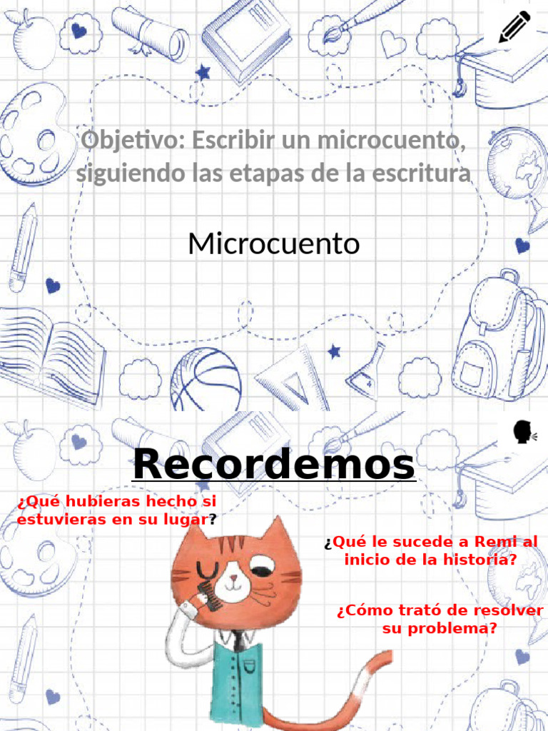 Clase 13 Microcuento. | PDF