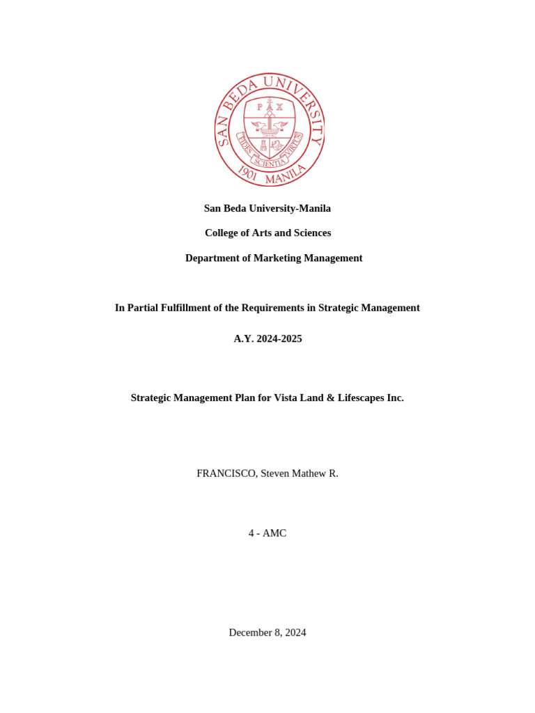Francisco Vista Land Strama Paper | PDF | Taxes | Digital Marketing