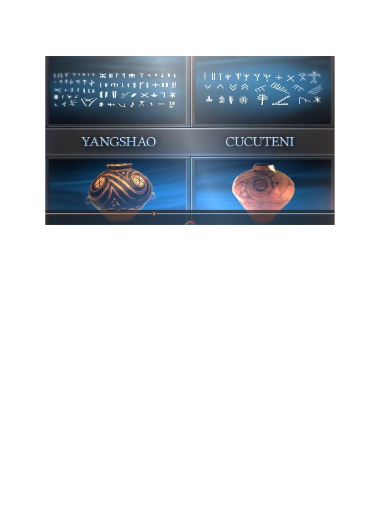 Comparație de semne între Yangshao și Cucuteni | PDF