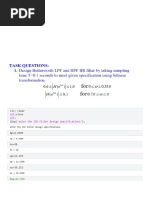 Butterworth IIR Filter Design Guide | PDF | Low Pass Filter ...