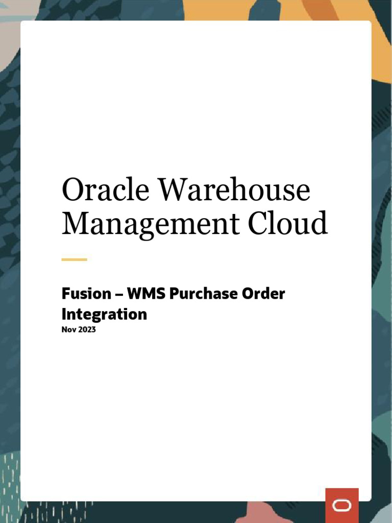 Purchase Order Integration Flow | PDF | Oracle Corporation | Software