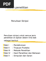 Struktur dan Contoh Bab 2 Skripsi | PDF