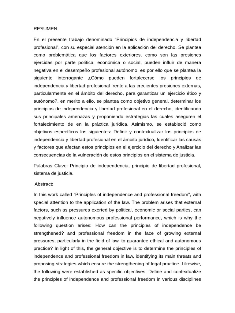 Resumen e Introducción Paf.-1 | PDF | Libertad | Justicia