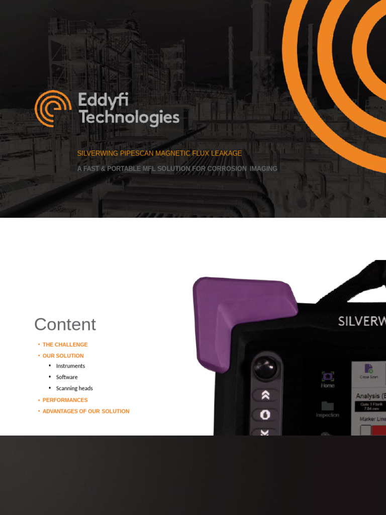 Silverwing Pipescan MFL solution_Rev 6A | PDF | Pipe (Fluid Conveyance ...