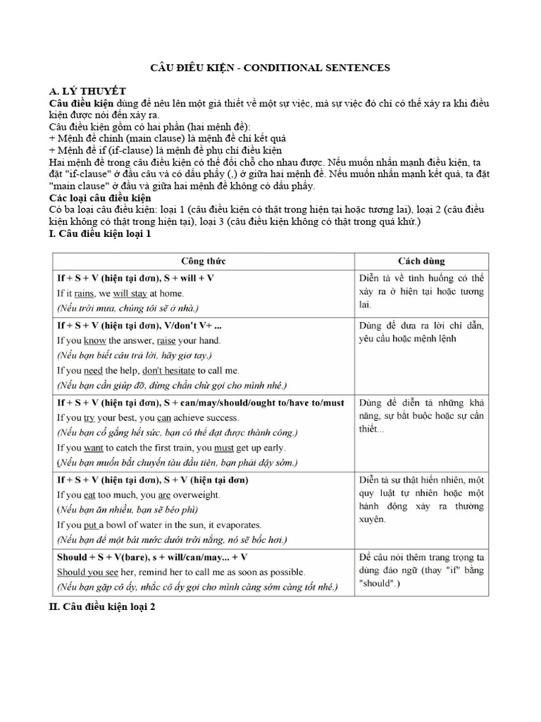 8 Conditionals | PDF