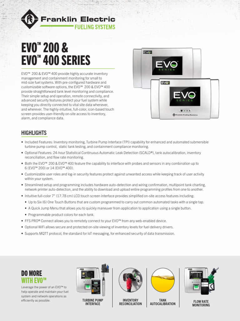 Ffs-0618 Evo 200 and Evo400 | PDF | Usb | Printer (Computing)