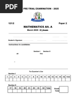 2024 KCSE MATHS pp1 | PDF
