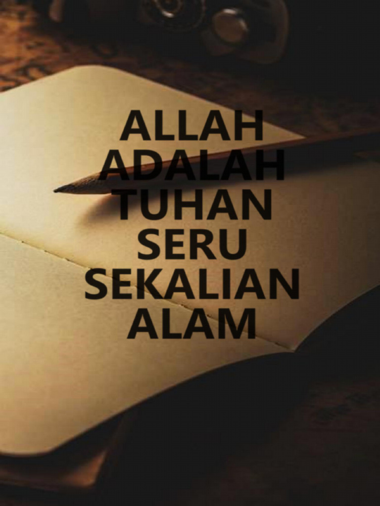 Allah adalah Tuhan Seru Sekalian Alam | PDF | Tawhid | God In Islam