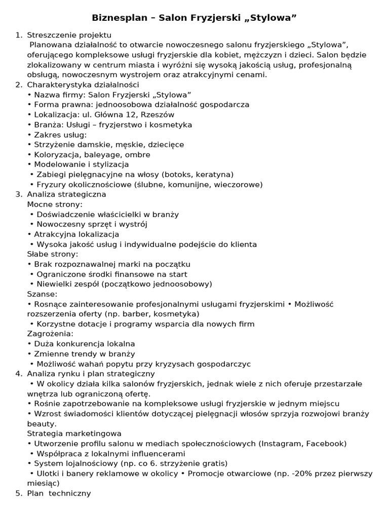 Biz Nes Plan | PDF
