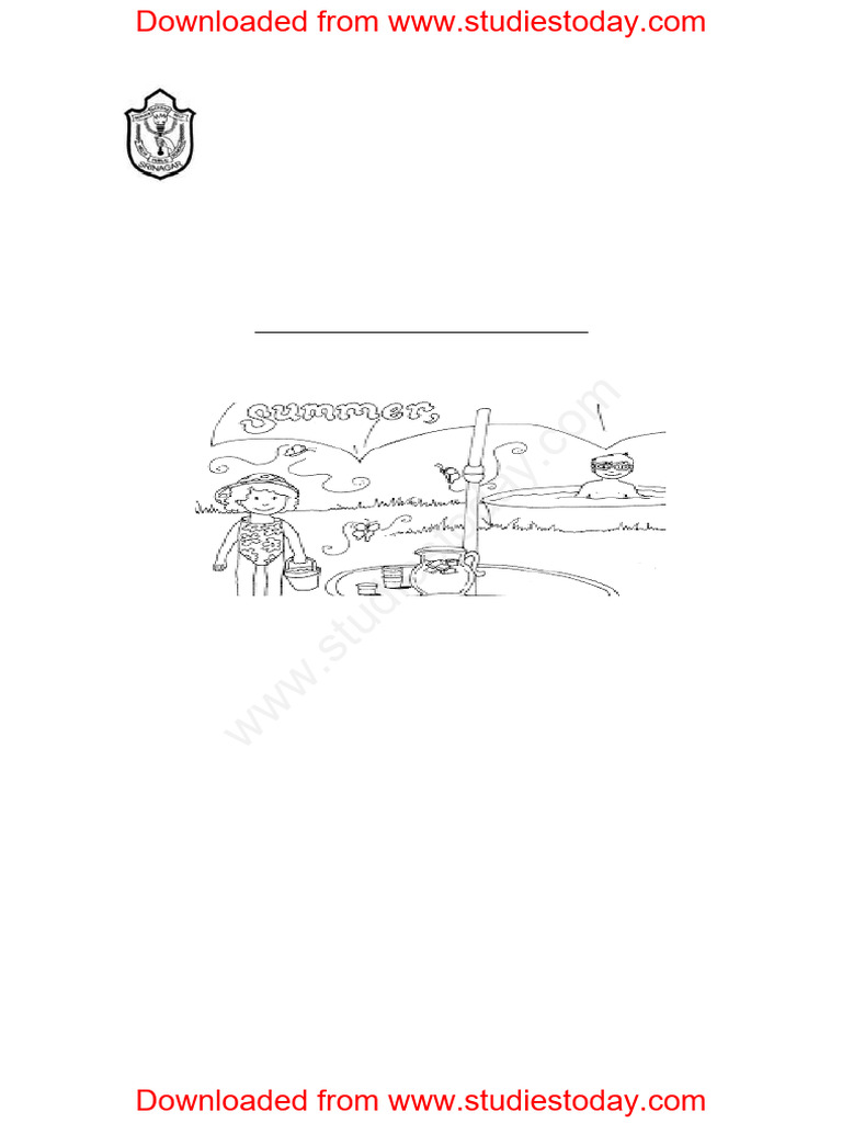 Class 4 Picture Composition Worksheet | PDF