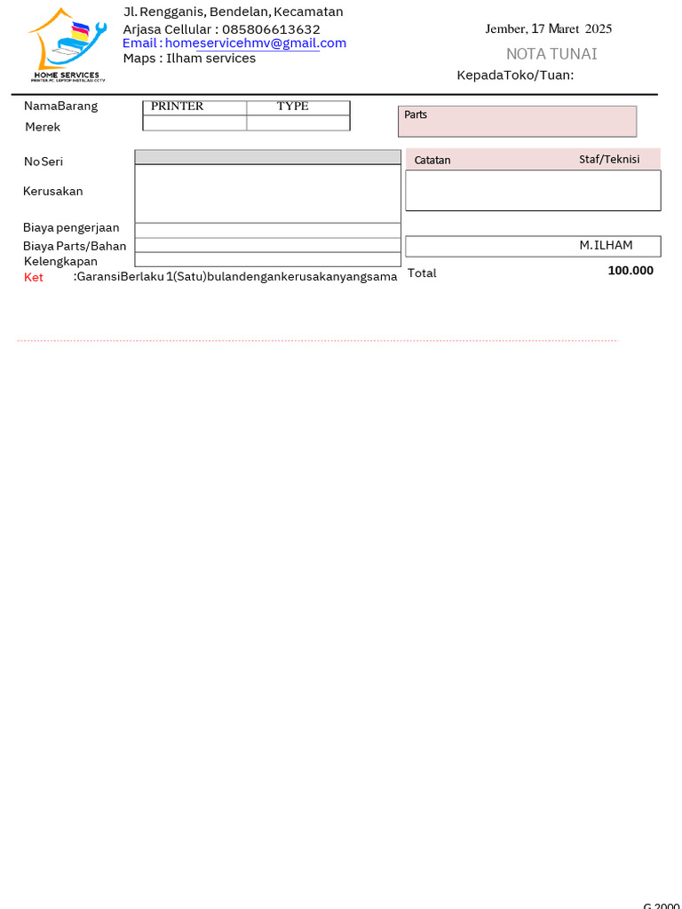 PNM Klakah HHH | PDF