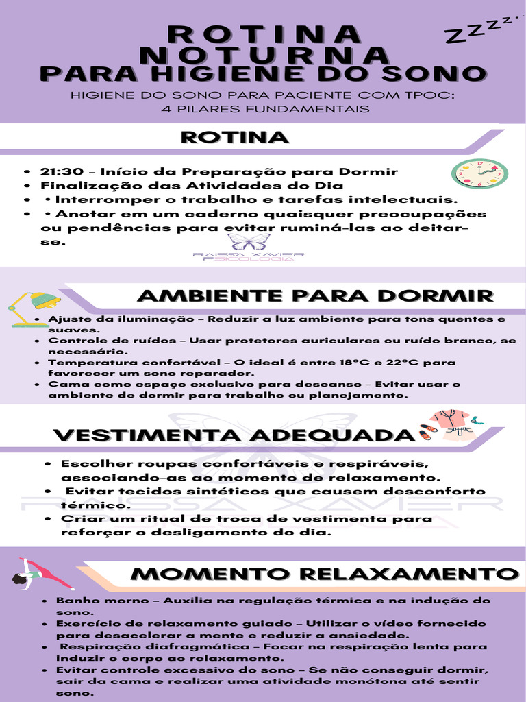 Rotina de higiene do sono | PDF