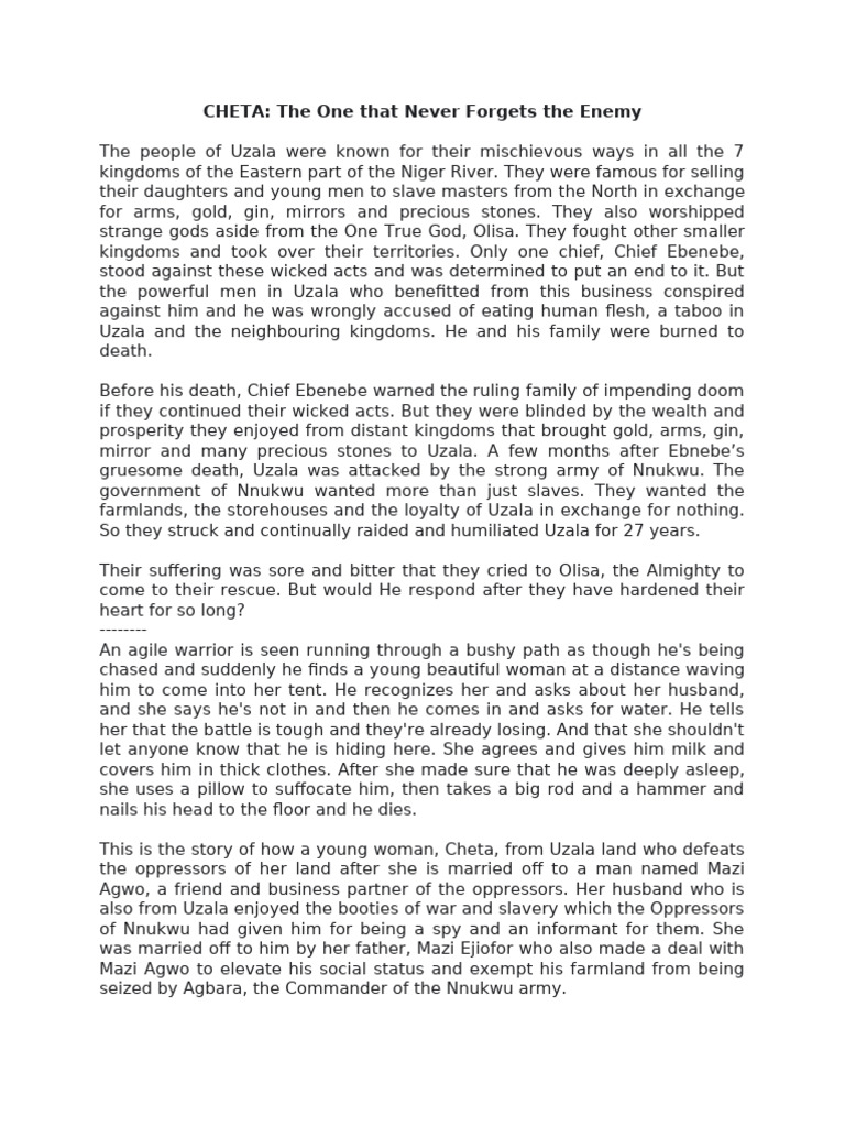 CHETA - Rescripted | PDF