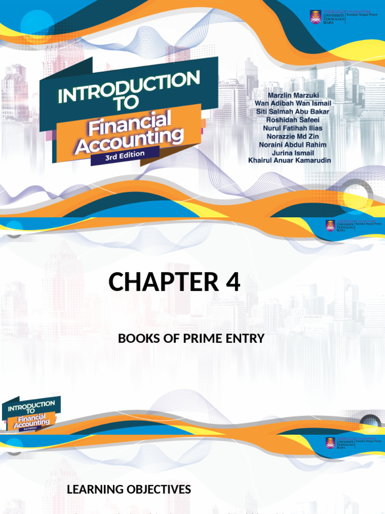 CHAPTER 4 Book of Prime Entry | PDF | Debits And Credits | Payments