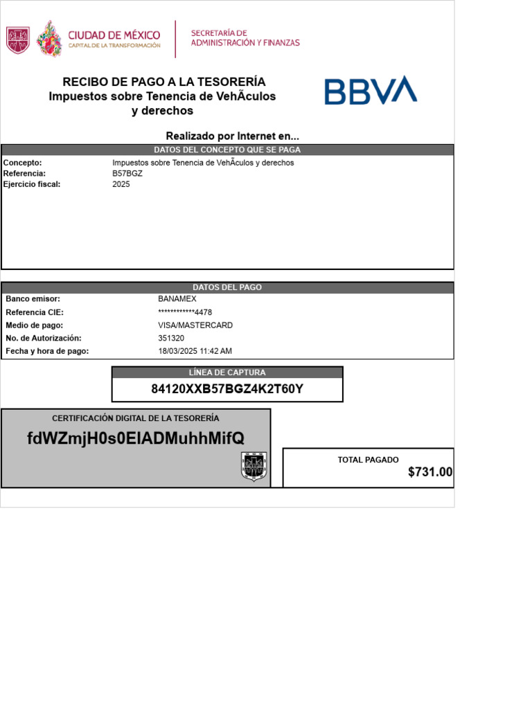 Pago Refrendo Ramon | PDF