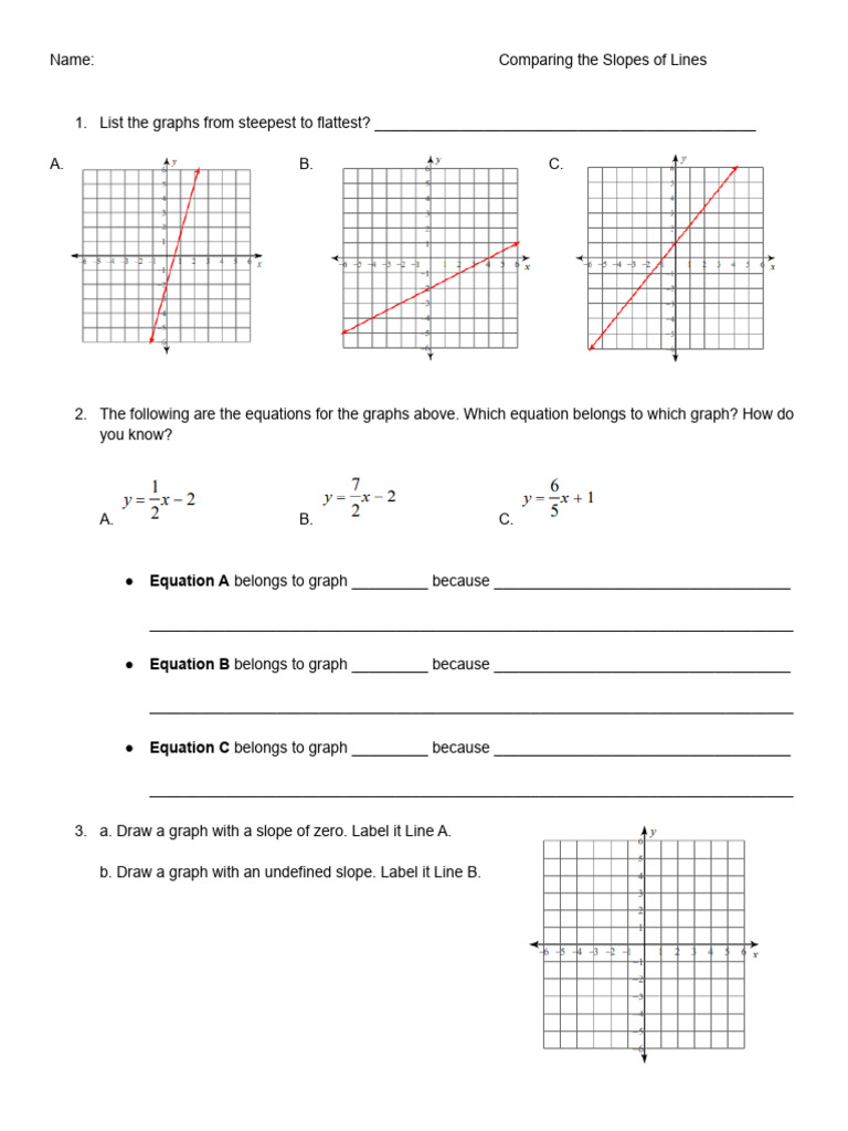 Logan Birr - Comparing Slopes | PDF