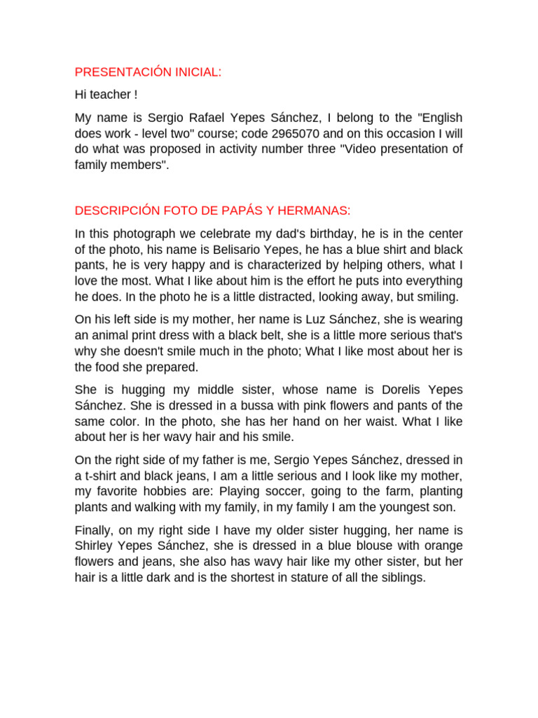 Guión Actividad #3 Sergio | PDF