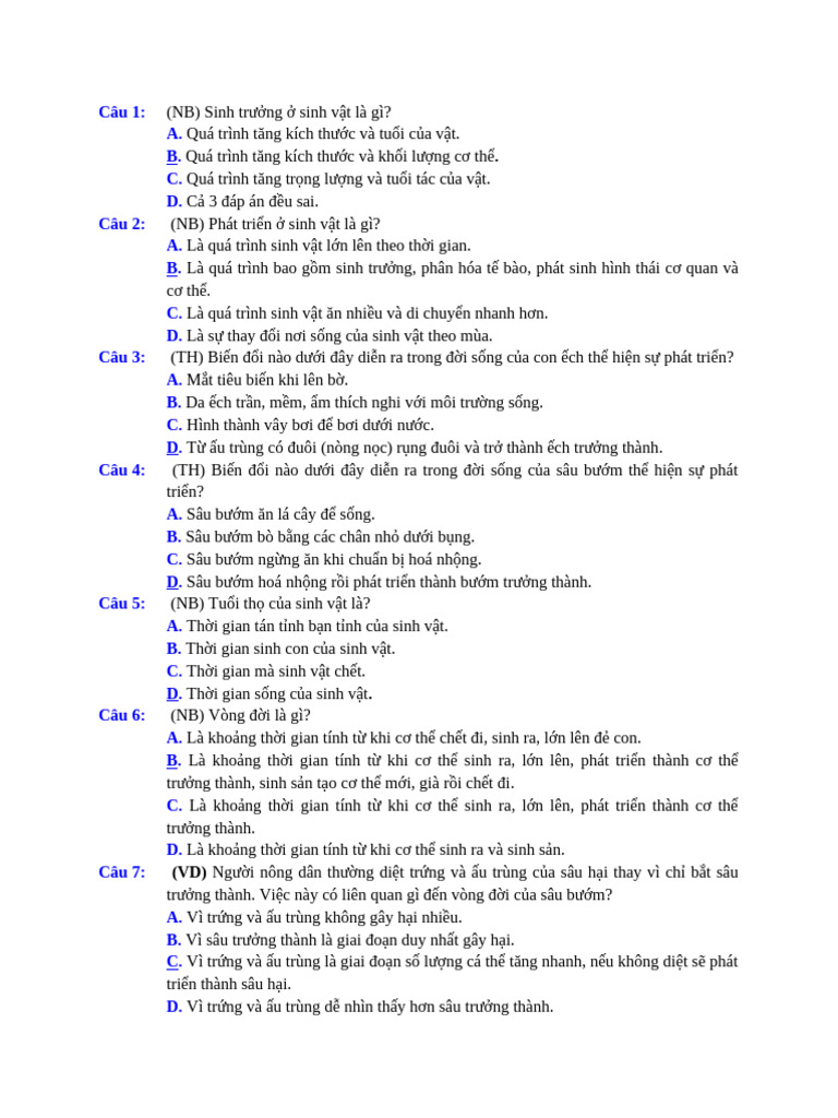 B19 - Khái Quát Sinh Trư NG | PDF