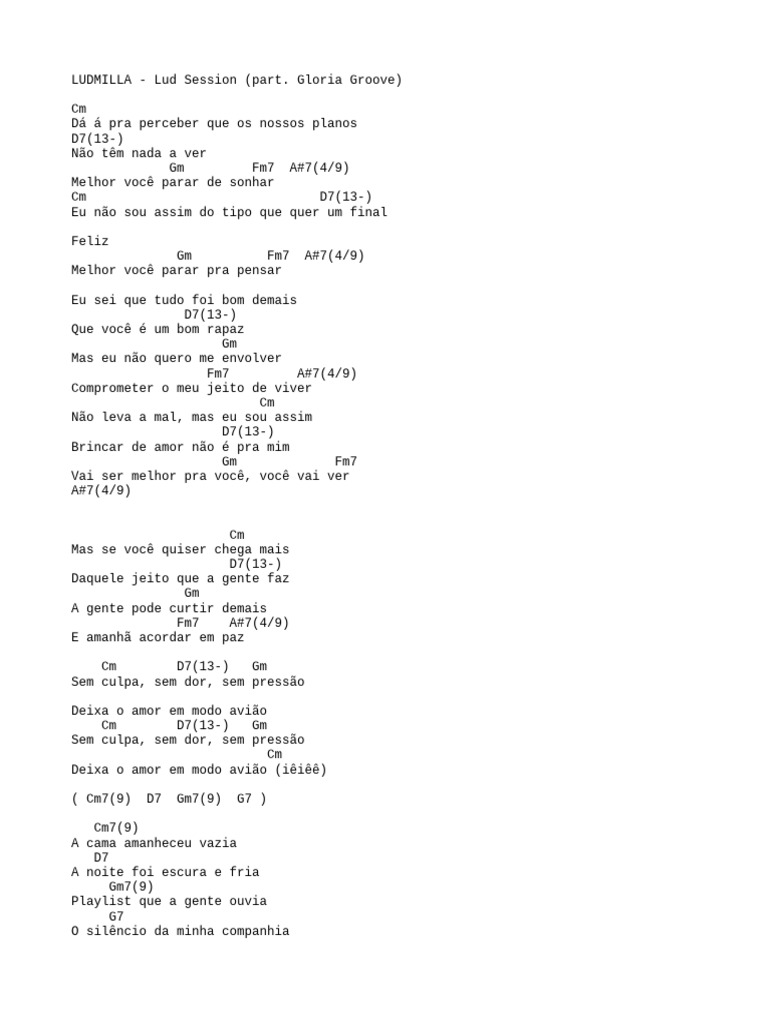 LUDMILLA - Lud Session (Part. Gloria Groove) | PDF