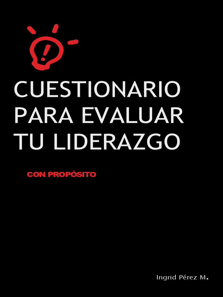 ¿Estás Liderando Con Propósito o Solo Cumpliendo Un Rol | PDF ...