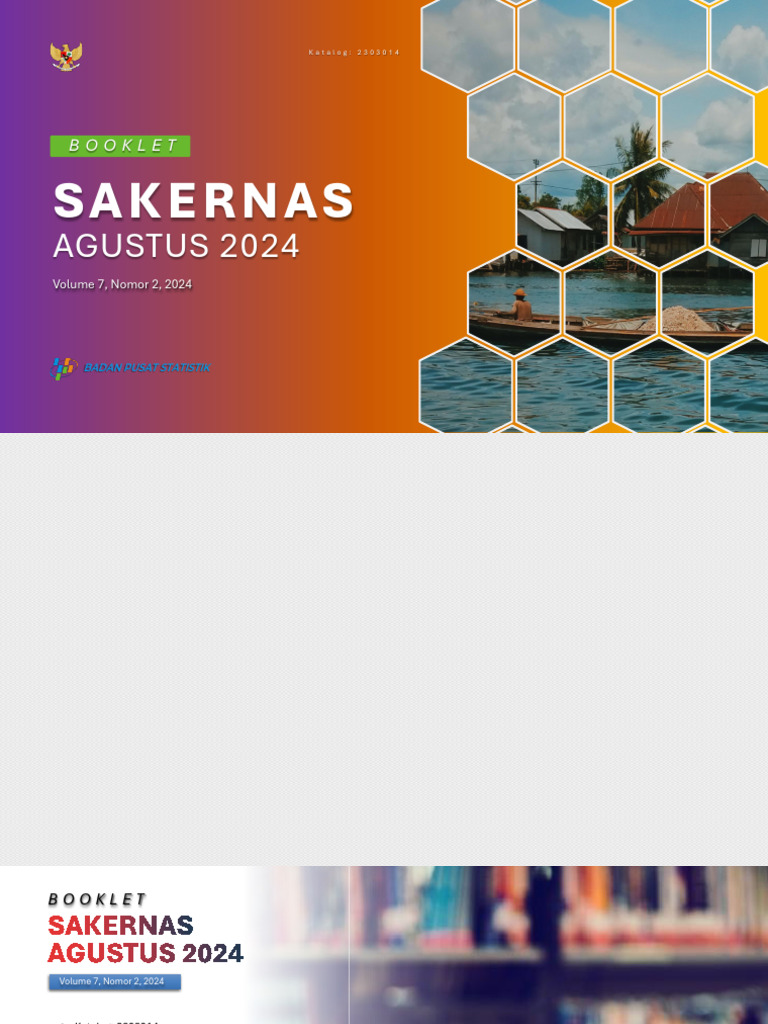 Booklet Sakernas Agustus 2024 | PDF