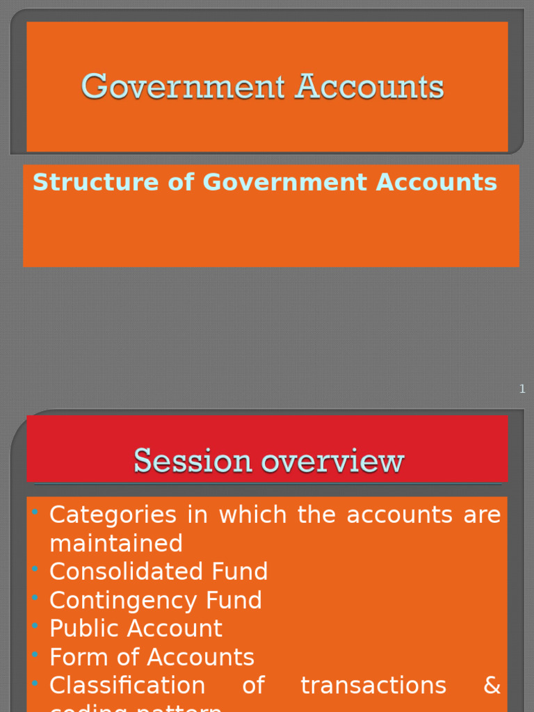 Structure of Government Accounts Explained | PDF | Expense | Banks