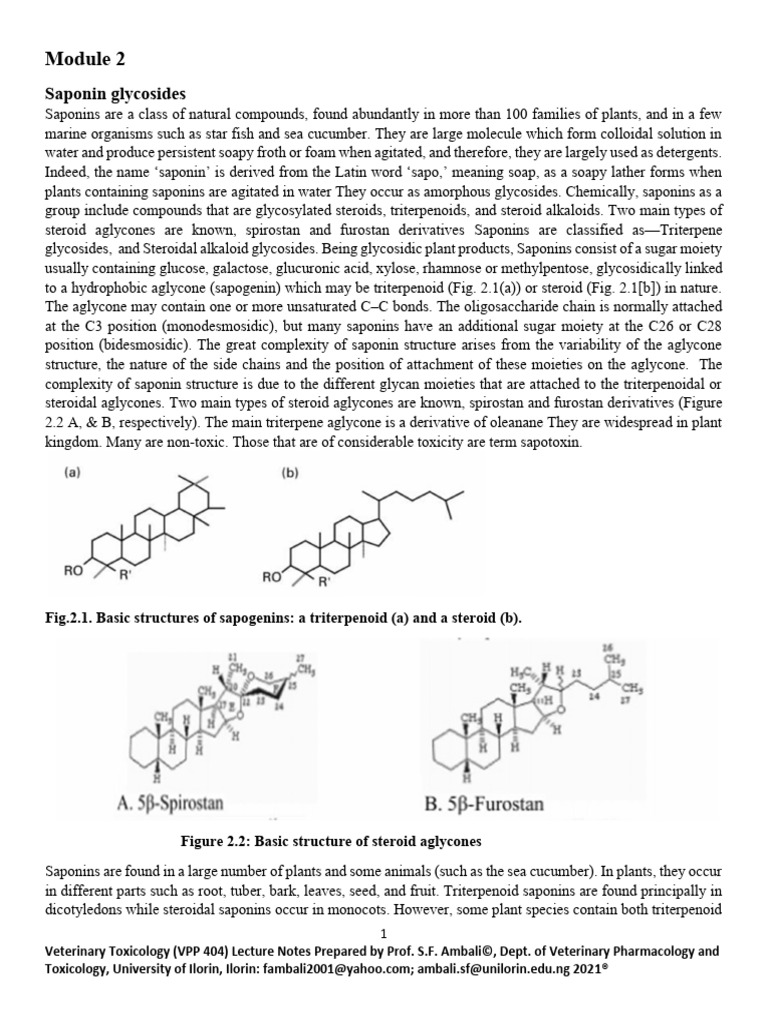 Phytotoxicology Module 2 Lecture Notes | PDF | Cell Membrane