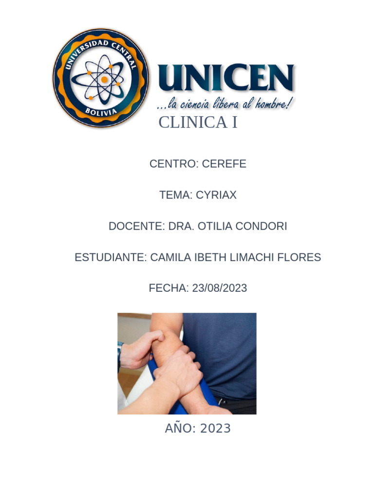 Cyriax PDF | PDF | Masaje | Rodilla