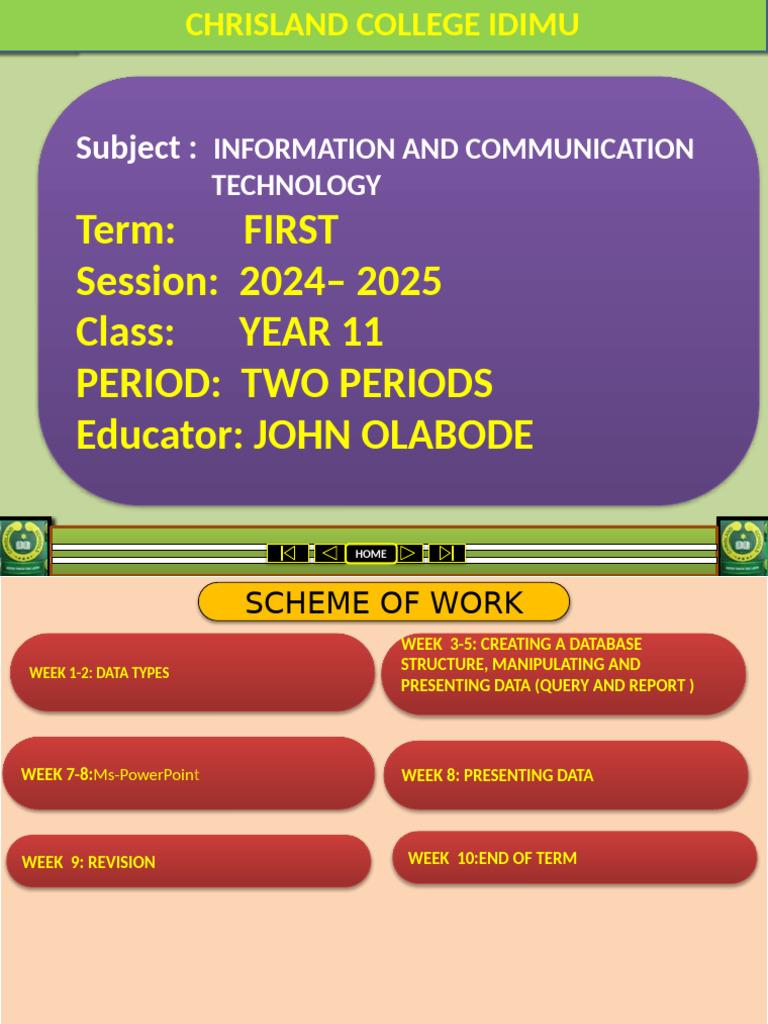 Ict Year 11 Term 1 2023-2024 | PDF | Databases | Relational Database