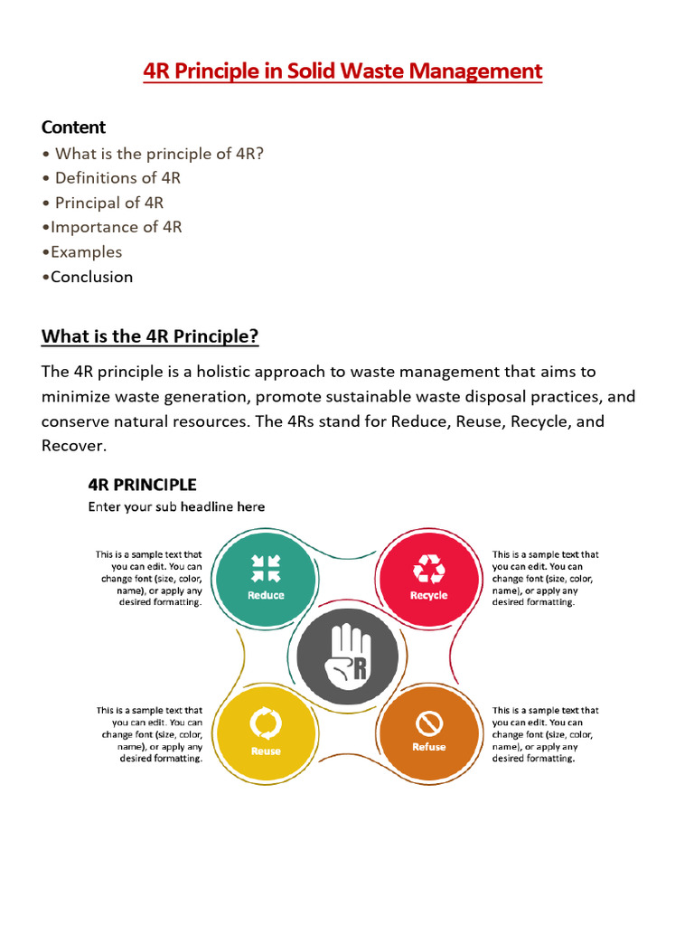 Solid Waste Management Microproject | PDF | Waste Management | Waste