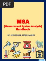 MSA - CG, CGK, GRR and How To Conduct The Study Measurement System Analysis (MSA) | PDF | Data ...