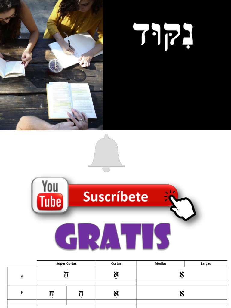 Vocales Nikud | PDF | Lenguas de Israel