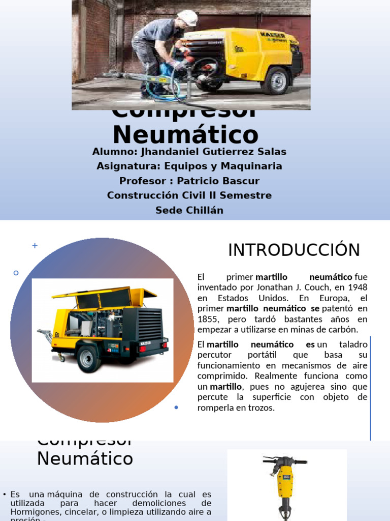 Compresor Neumático: Uso y Características | PDF | Bienes ...