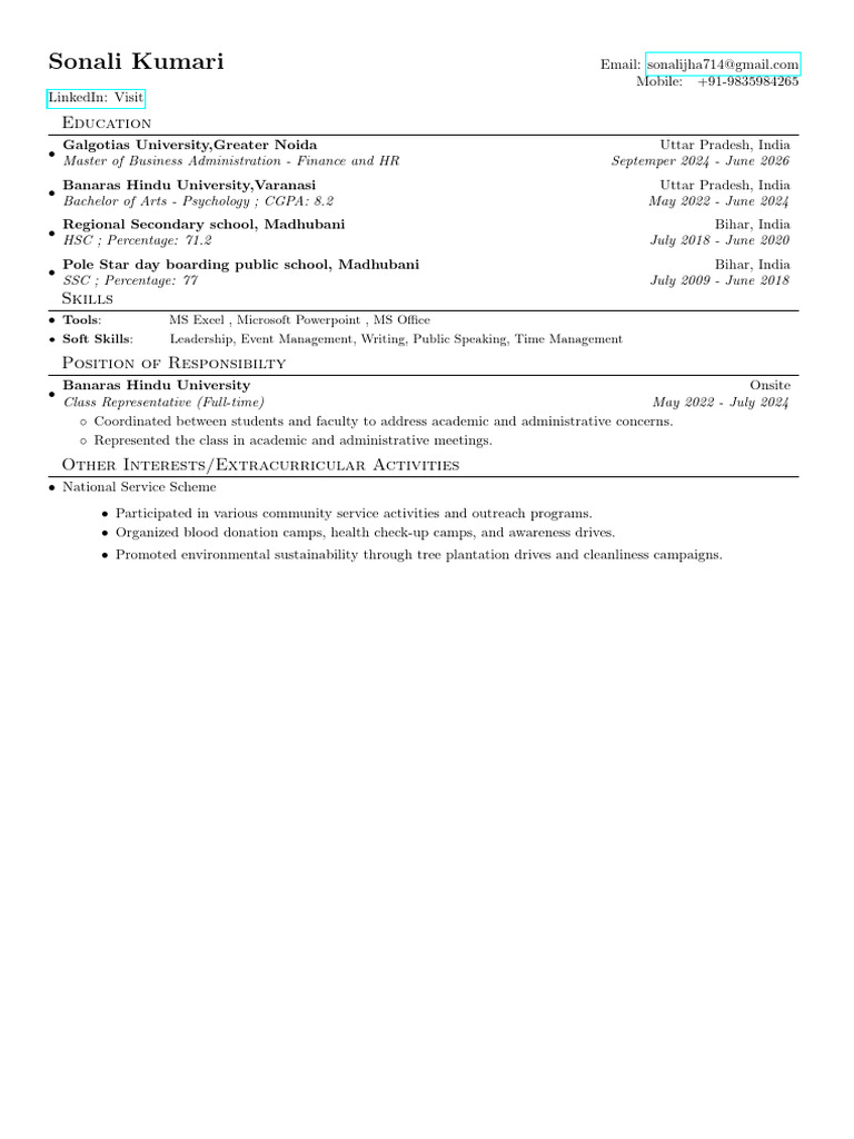 Demo Resume | PDF