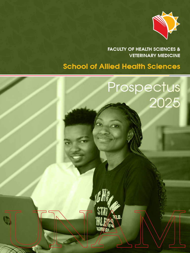 UNAM Allied Health Sciences Prospectus 2025 | PDF | Bachelor's Degree ...