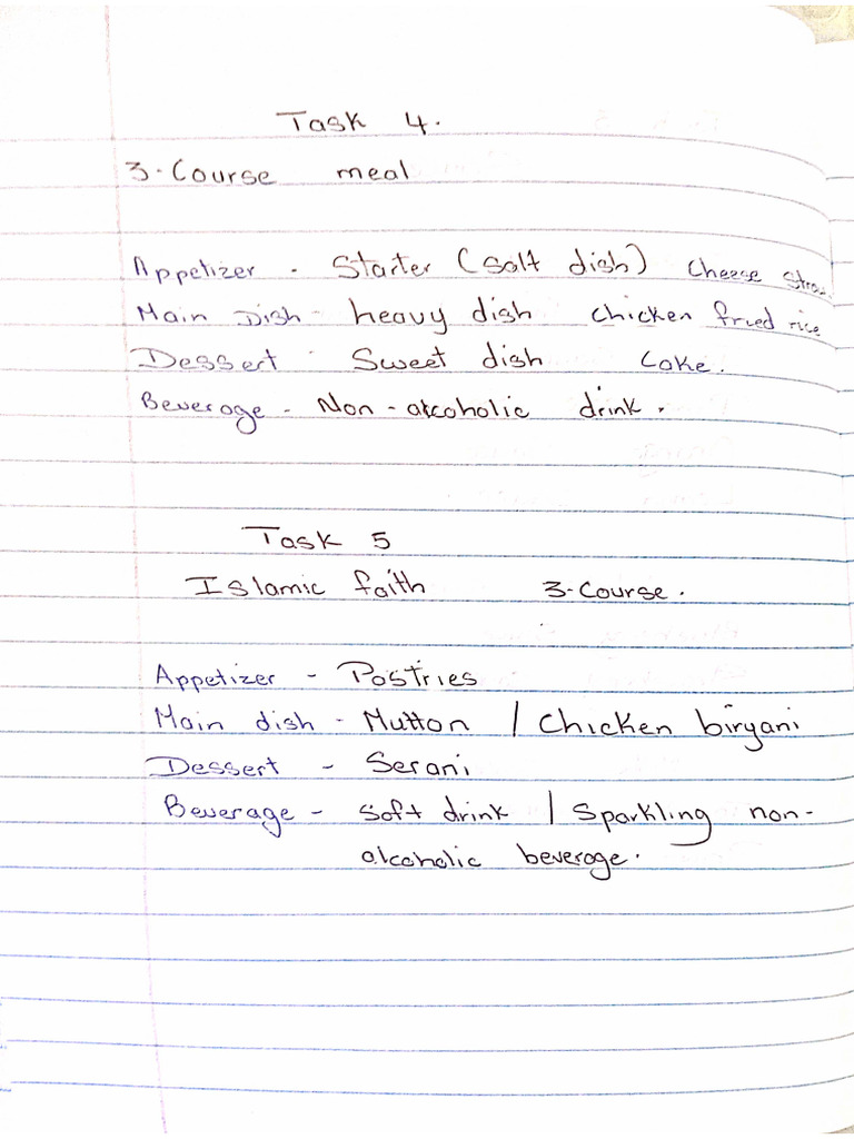 Task 4 & 5 Dish | PDF