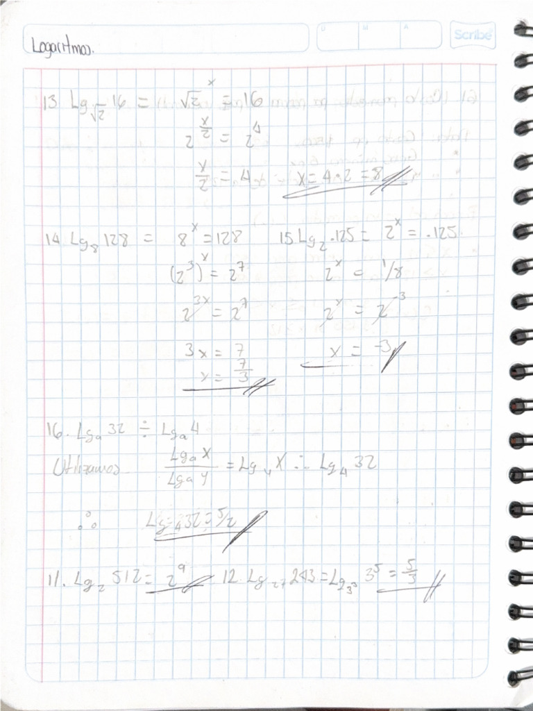Actividad 4 Complementó Logaritmos | PDF