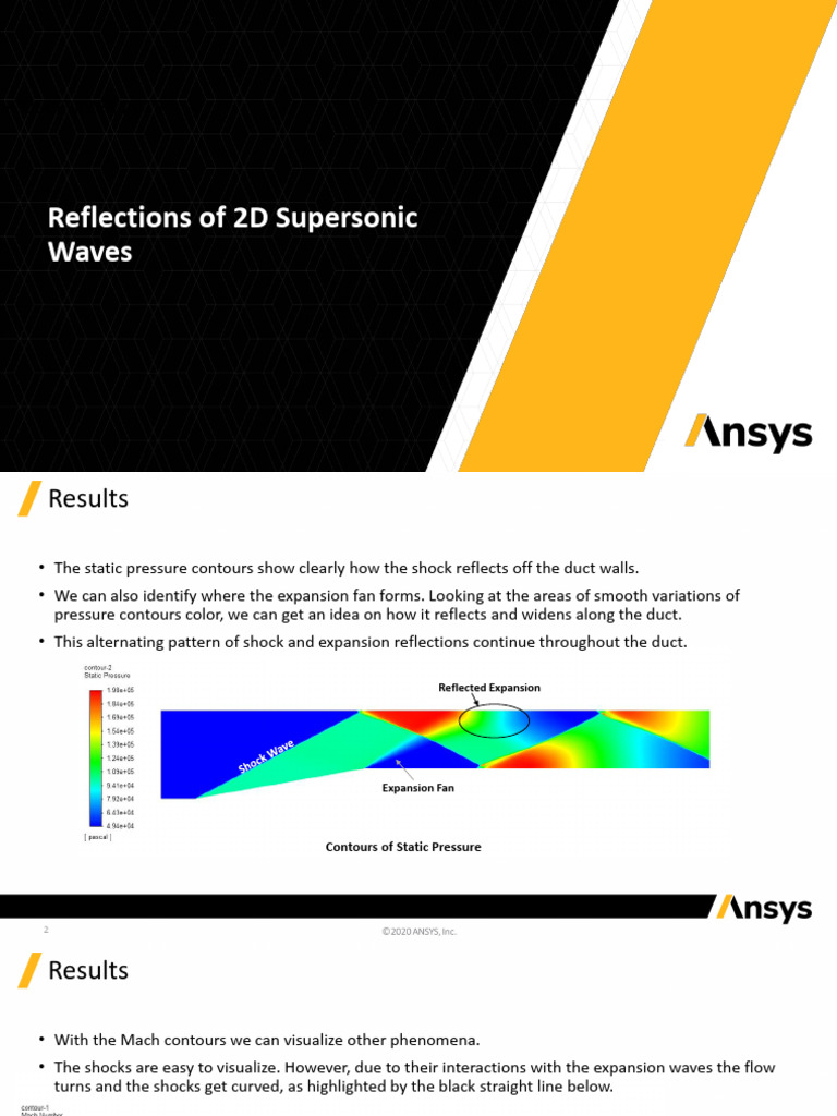 2D Supersonic Wave Reflection Analysis | PDF | Shock Wave | Fluid Dynamics