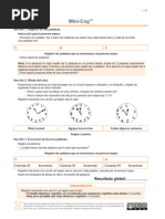 Mini Cog Spanish | PDF | Reloj