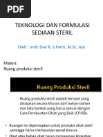 Klasifikasi Ruang di Industri Farmasi | PDF