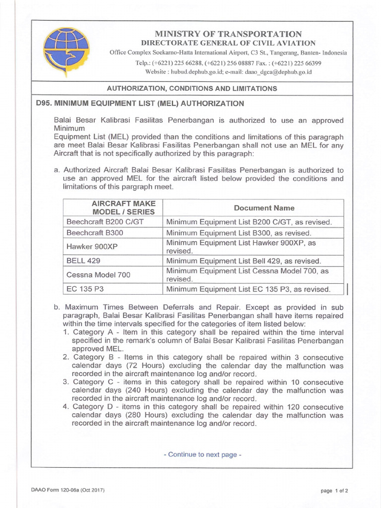 EC 135 Ospec Acl | PDF